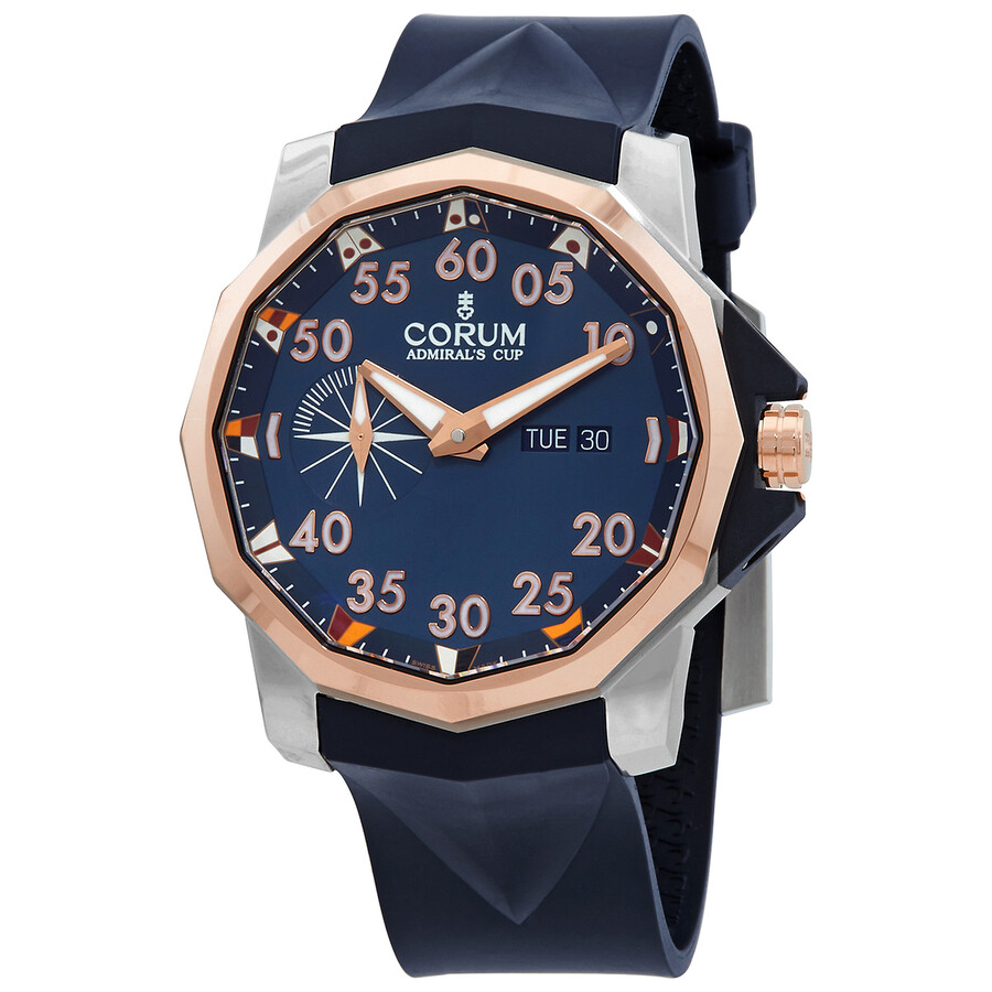 Corum Admirals Cup Competition Automatic Blue Dial Men's Watch A690 ...