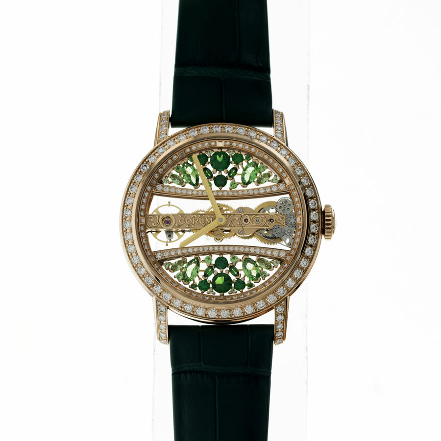 Corum Golden Bridge Round Hand Wind Diamond Unisex Watch B113/03787 ...