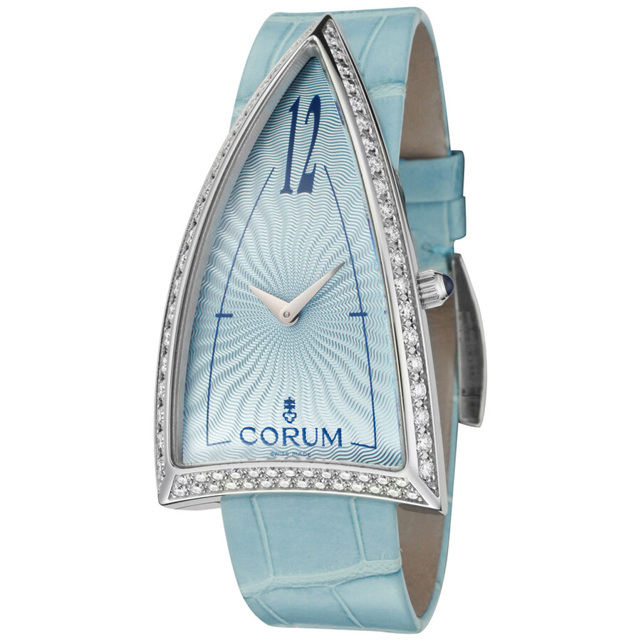 Corum Rocket Standard Blue Dial Ladies Diamond Watch 024.941.47/0011 ...