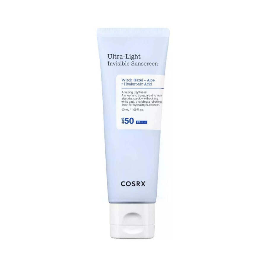 Cosrx Unisex Ultra-Light Invisible Sunscreen SPF50 PA++++ 1.69oz ...