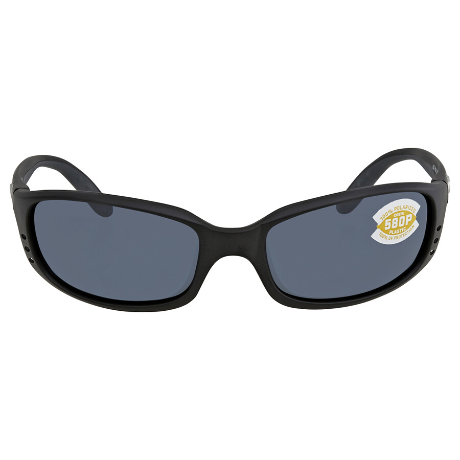 Costa Del Mar BRINE Grey Polarized Polycarbonate Men's Sunglasses BR 11 ...