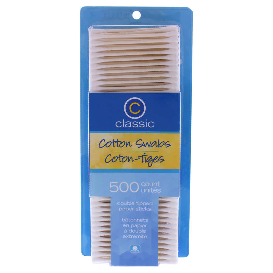 C Classic Cotton Swabs by Classic for Unisex - 500 Pc Swabs ...