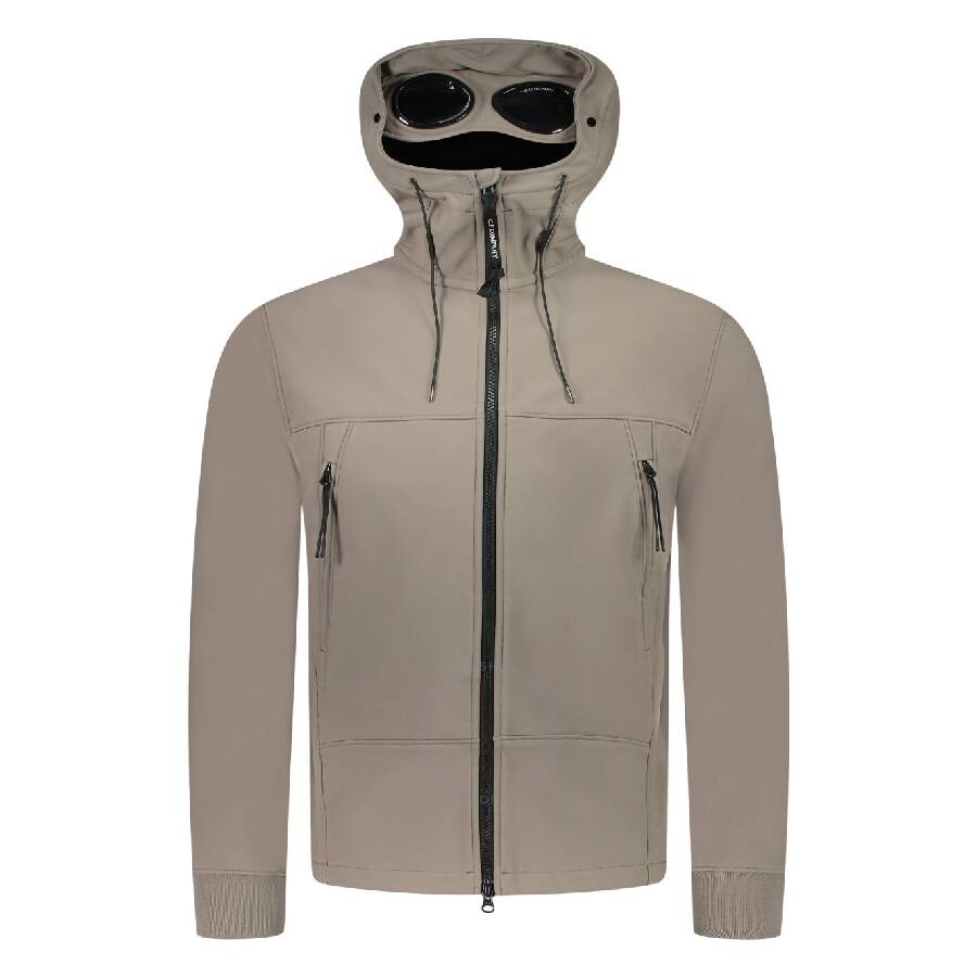 Cp Company C.P. Shell-R Hooded Goggle Jacket, Size Large 17CMOW012A-WALNUT - Clothing - Jomashop