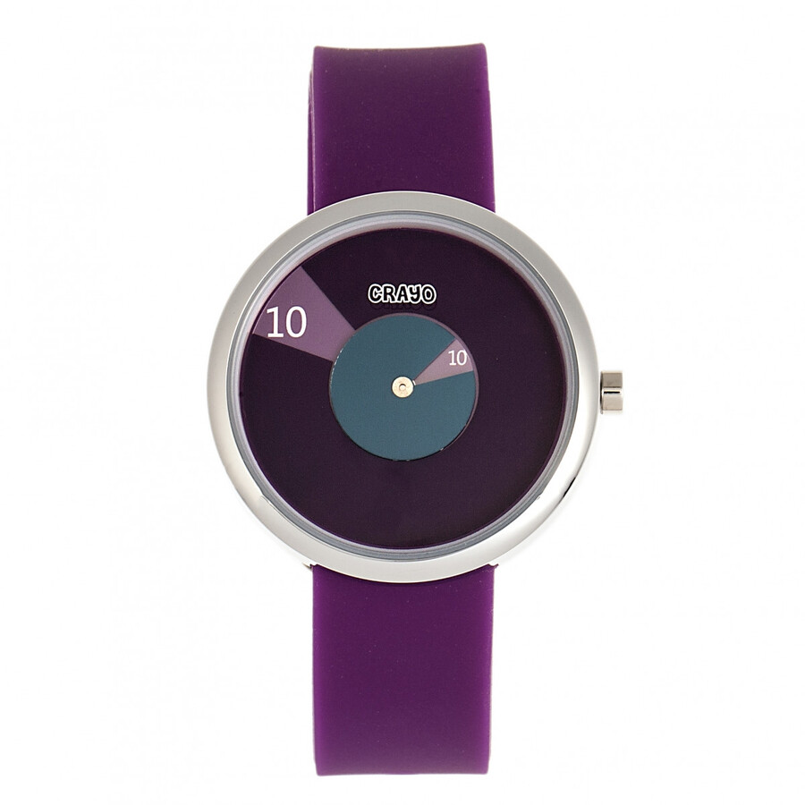 Crayo Pinwheel Quartz Purple Dial Watch CRACR5205 847864168121 ...