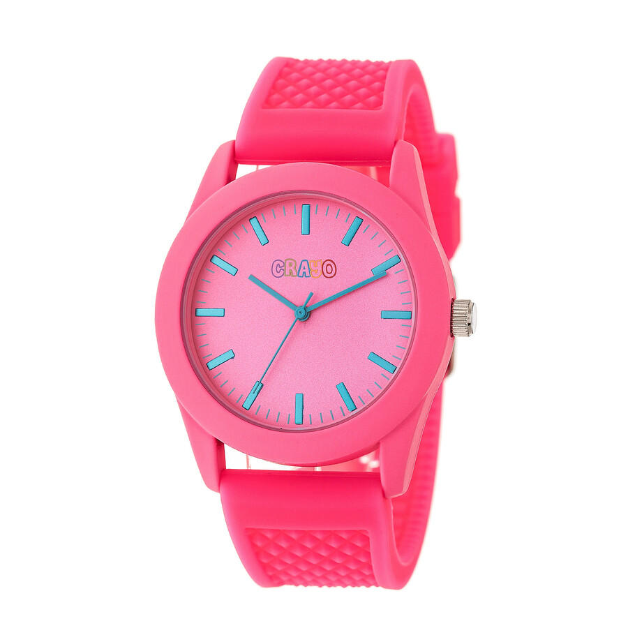 Crayo Storm Hot Pink Dial Watch CRACR3706 847864148246 - Watches, Storm ...