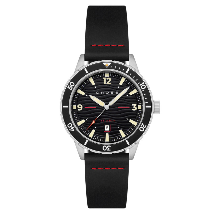 Cross Cross Baskerville Quartz Black Dial Men's Watch CR9064-02 ...