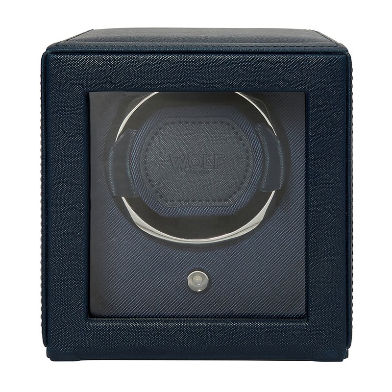 Wolf Cub Single Watch Winder with Cover 461128 098152752427 - Men's ...