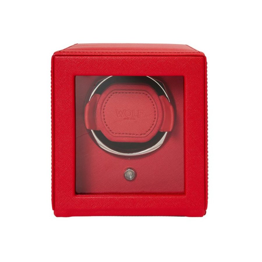 Wolf Cub Single Watch Winder with Cover 461172 098152752441 - Men's ...