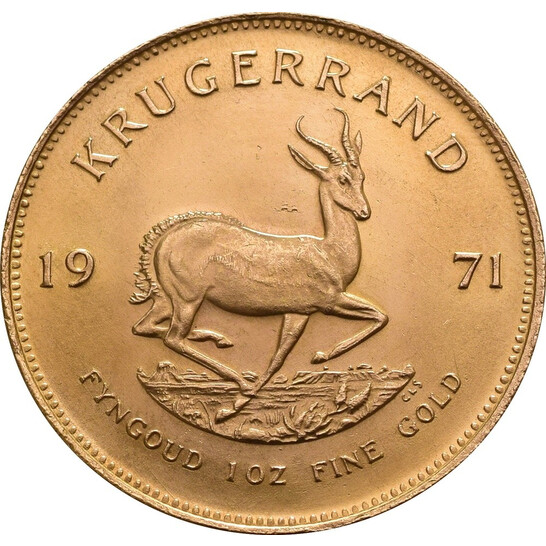 Krugerrand South Africa 1 OZ Gold Krugerrand 1971 - Jomashop