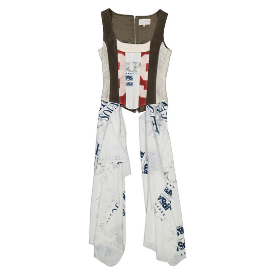 2000 Archives Multicolor Patchwork Layered Top, Brand Size 1 (Small ...