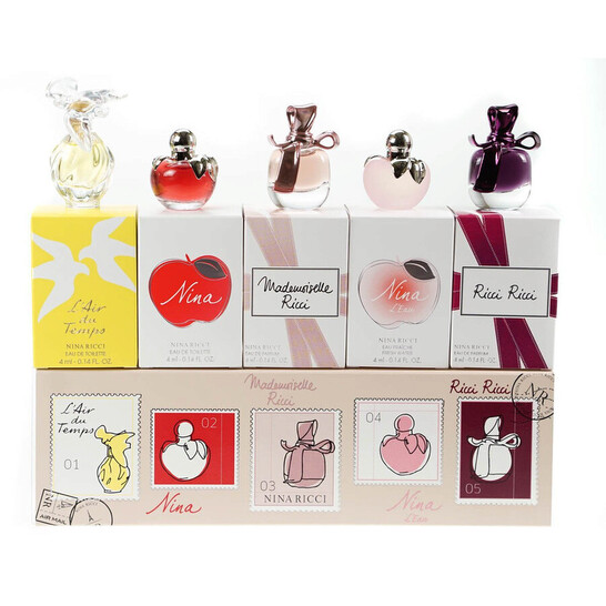 Nina Ricci 5 Pc Mini Set / Nina Ricci (w) 3137370316589 - Fragrances ...