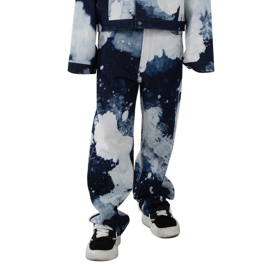 A Cold Wall Bleach Wash Wide-Leg Jeans, Brand Size 46 (US Size 30 ...