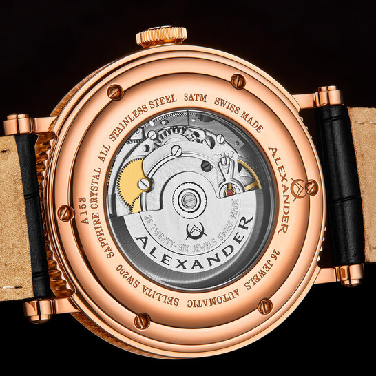 Alexander Alexander 2 Automatic Champagne Dial Men's Watch A153-05 ...