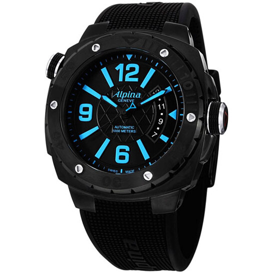Alpina Extreme Diver Black Dial Automatic Men's Watch AL-525LBCD5FBAEV6 ...