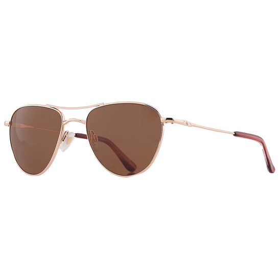 American Optical Brown Pilot Ladies Sunglasses SEBRING 2 55 ...