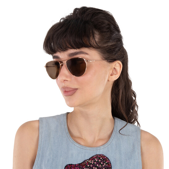 American Optical Polarized Brown Pilot Unisex Sunglasses SEBRING-P 2 55 ...