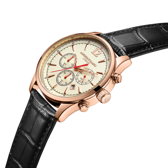 Anthony James Classic Chronograph White Dial Men's Watch AJ082 ...