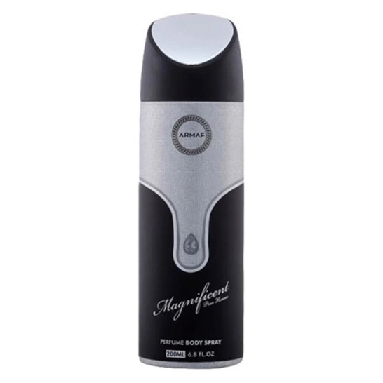 Armaf Men's Magnificent Deodorant Body Spray 6.76 oz Fragrances ...