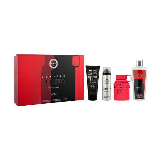 Armaf Men's Odyssey Artisto Red 4pcs EDP Gift Set Fragrances ...