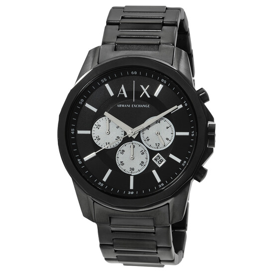 Armani Exchange Banks Chronograph Quartz Black Dial Men's Watch AX1765 ...