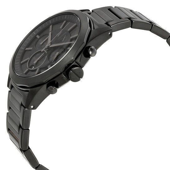 Armani Exchange Black Chronograph Dial Black Men's Watch AX2601 ...
