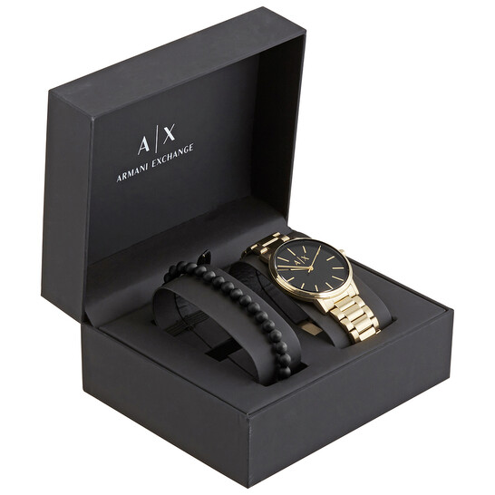 Armani Exchange Cayde Quartz Black Dial Men's Watch AX7119 723763290821 ...