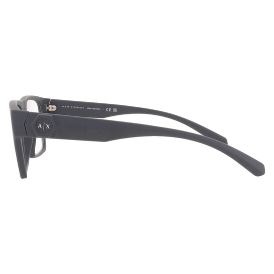 Armani Exchange Demo Rectangular Men's Eyeglasses AX3097 8301 55 ...