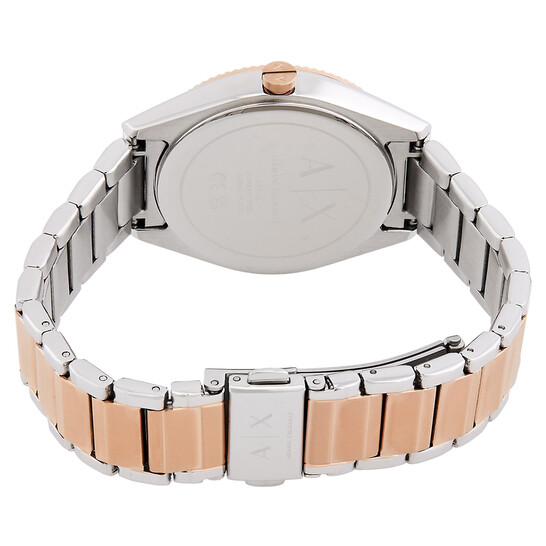 Armani Exchange Lady Giacomo Chronograph Quartz White Dial Ladies Watch ...