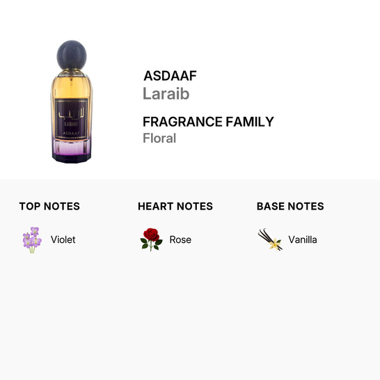 Asdaaf Unisex Laraib EDP Spray 3.4 oz Fragrances 6290360591582 ...