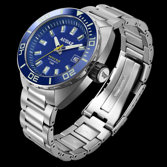 Audaz Pacific Blue T25 Automatic Blue Dial Men's Watch ADZ-2090-02 ...