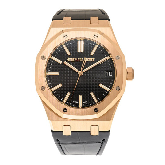 Audemars Piguet Royal Oak Automatic Black Dial Men's Watch 15510OR.OO ...