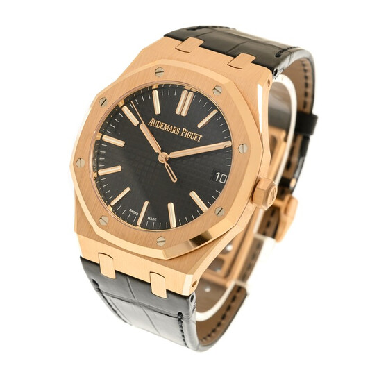 Audemars Piguet Royal Oak Automatic Black Dial Men's Watch 15510OR.OO ...