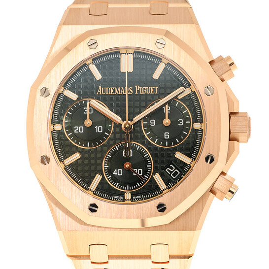 Audemars Piguet Royal Oak Chronograph Automatic Green Dial Men's Watch ...