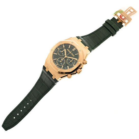 Audemars Piguet Royal Oak Chronograph Automatic Green Dial Men's Watch ...