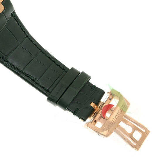 Audemars Piguet Royal Oak Chronograph Automatic Green Dial Men's Watch ...