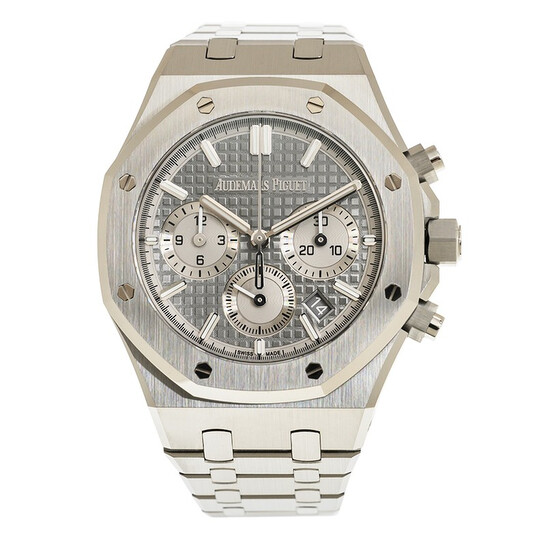 Audemars Piguet Royal Oak Chronograph Automatic Grey Dial Men's Watch ...