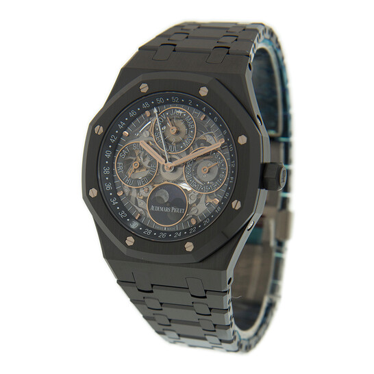 Audemars Piguet Royal Oak Perpetual Calendar Openworked Watch 26585CE ...