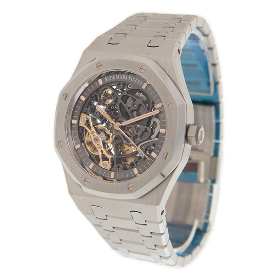 Audemars Piguet Royal Oak Slate Grey Skeleton Dial Automatic Men's ...