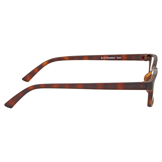 B+D Icon Reader Matt Tortoise +3.00 Eyeglasses 2400-88-30 - Eyeglasses ...