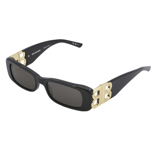 Balenciaga Grey Rectangular Ladies Sunglasses BB0096S 001 51 ...