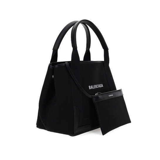 Balenciaga Small Cabas Logo Print Tote Bag 339933 2HH3N 1000 ...