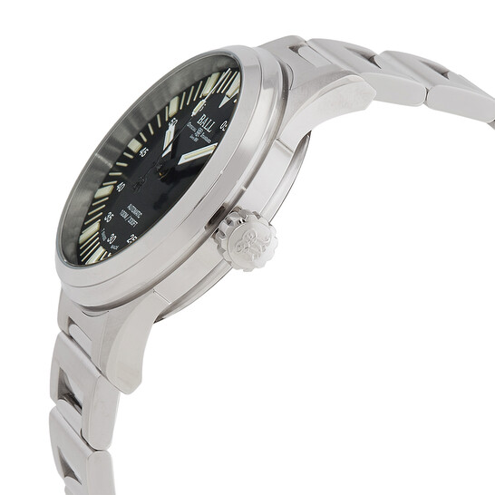 Ball Fireman Night Train Automatic Black Dial Men's Watch NM2188C-S21 ...