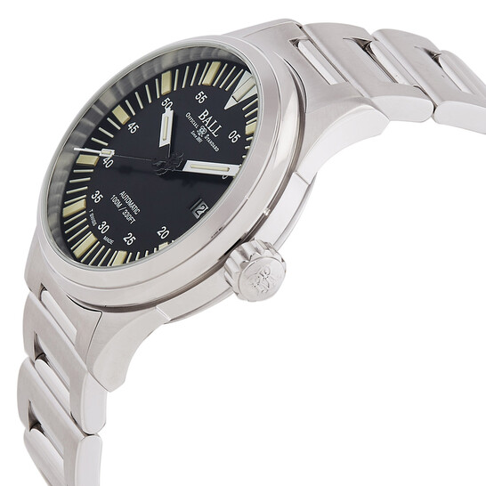 Ball Fireman Night Train III Automatic Black Dial Men's Watch NM2188C ...