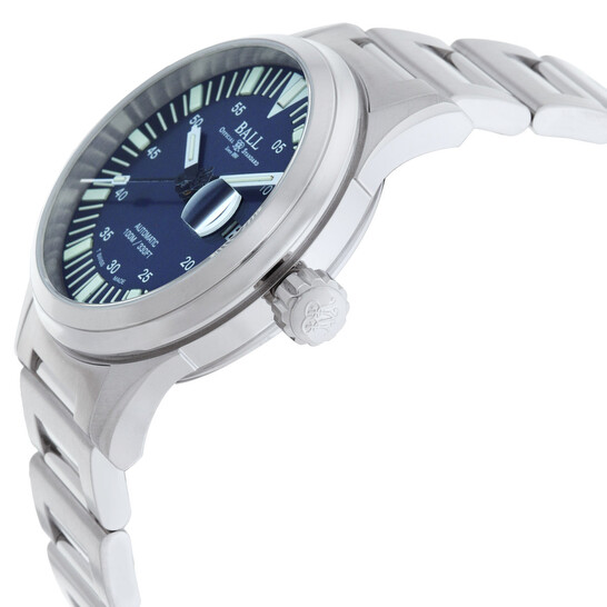 Ball Fireman Night Train III Automatic Blue Dial Men's Watch NM2188C ...