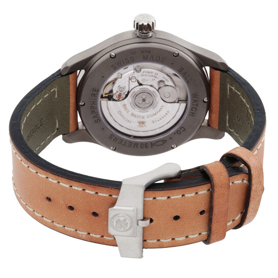 Ball Trainmaster Automatic 38.5mm White Dial Men's Watch NM1038D-LEA-WH ...