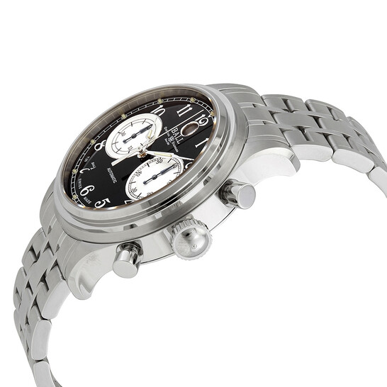 Ball Trainmaster Cannonball Chronograph Automatic Black Dial Men's ...