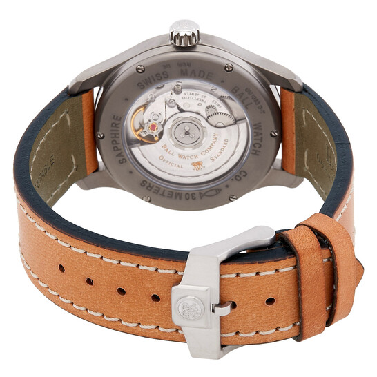 Ball Trainmaster GMT Automatic White Dial Men's Watch GM1038D-L10J-WH ...