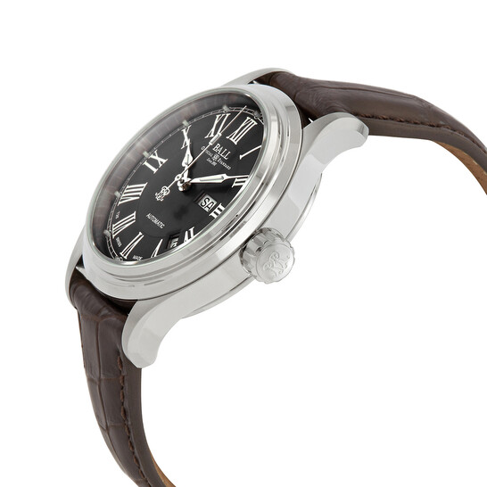 Ball Trainmaster Roman Automatic Men's Watch NM1058D-L4J-BR - Watches ...