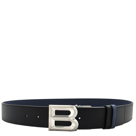 Bally B Bold Palladium Buckle Leather Belt, Size 110 cm MBB02U-I9N9P ...