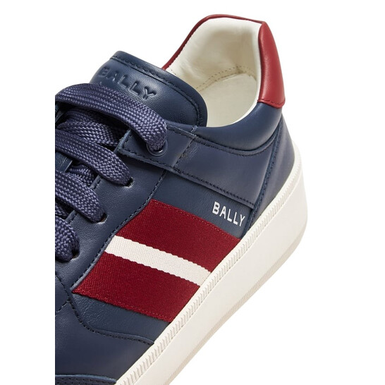 Bally Rebby Leather Low-Top Sneakers, Brand Size 40 ( US Size 7 ...